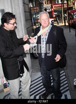 Keith Chegwin Arm in Sling Autograph (credit image © Jack Ludlam Stock ...