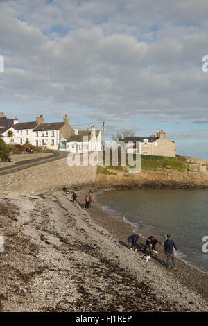 The Beach at Moelfre, Anglesey Stock Photo - Alamy