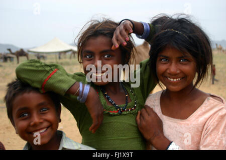 Indian Gypsies Pushkar Rajasthan India Stock Photo - Alamy