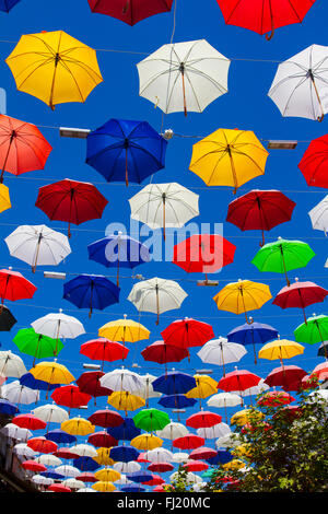 Umbrella Street , Antalya, Turkey Stock Photo - Alamy
