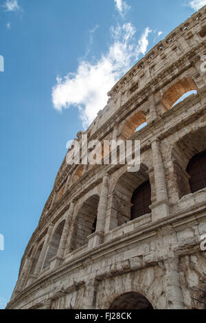 Colosseum bottom-up view, Rome Stock Photo - Alamy