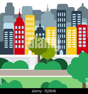 digital cityscape background Stock Vector Image & Art - Alamy
