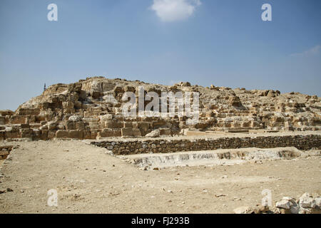 Pyramid of Djedefre at Abu Rawash. Abu Rawash (also spelled Abu Roach ...