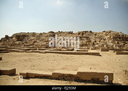 Pyramid of Djedefre at Abu Rawash. Abu Rawash (also spelled Abu Roach ...