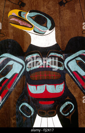 INUIT TOTEM PAINTING - JUNEAU, ALASKA Stock Photo - Alamy