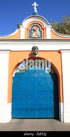 church gate at autumn day Stock Photo - Alamy