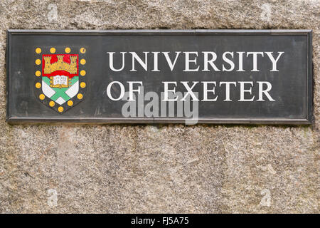 Exeter University, The Streatham Campus, Exeter, Devon, England, UK ...