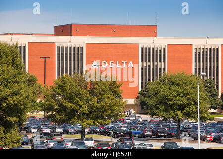 General view of the Delta Airlines headquarters at Hartsfield–Jackson ...