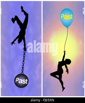 The Past is catching up with you Stock Photo - Alamy