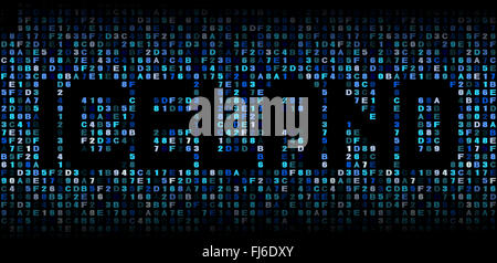 Iceland text on hex code illustration Stock Photo - Alamy