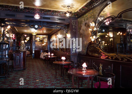 Interior of the restaurant Maxim's de Paris France Stock Photo - Alamy