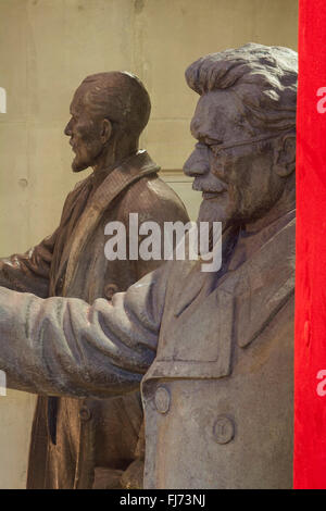 Socialist realist statues of Communist leaders at the Museum of ...