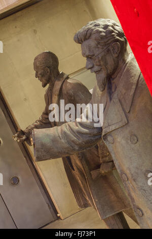 Socialist realist statues of Communist leaders at the Museum of ...