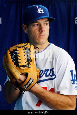 This is a 2015 photo of Josh Ravin of the Los Angeles Dodgers baseball ...