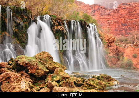Navajo Falls in Havasu Canyon Stock Photo - Alamy