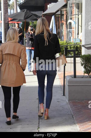Nicky Hilton Rothschild goes shopping in Beverly Hills with a friend ...
