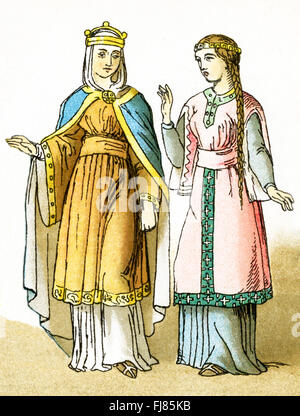 The figures pictured here are Franks from the years A.D. 400 to 600 ...