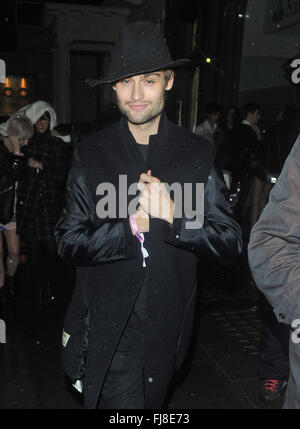 Actor Douglas Booth seen leaving Tape Nightclub in London after ...