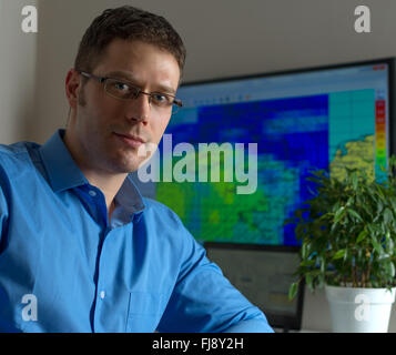 Meteorologist at work Stock Photo - Alamy