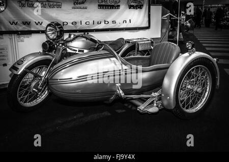 Motorcycle with sidecar Opel Elite 500, 1928 Stock Photo - Alamy