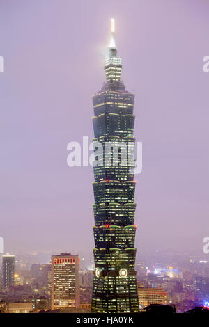 Taiwan Taipei Exterior of Taipei 101 building since 2003 the tallest ...