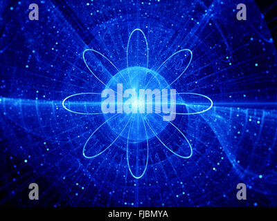 Nuclear fission and fusion, illustration Stock Photo - Alamy