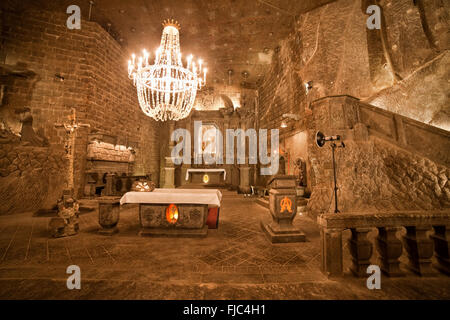 Saint Kinga Chapel in Wieliczka, Poland Stock Photo - Alamy