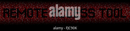 Remote Access text on hex code illustration Stock Photo - Alamy