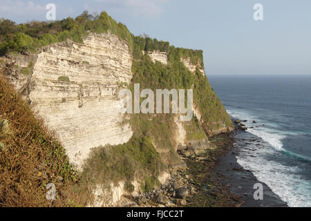 Cliff coast close to Uluwatu Temple, Bali, Indonesia Stock Photo - Alamy