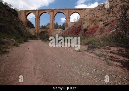 Bridge of five eyes in Aspe, Alicante, Spain Stock Photo - Alamy