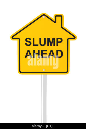 Slump ahead road sign Stock Photo - Alamy