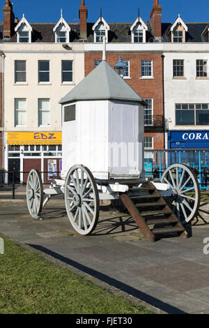 Replica King George III Bathing Machine Weymouth Dorset England Stock ...