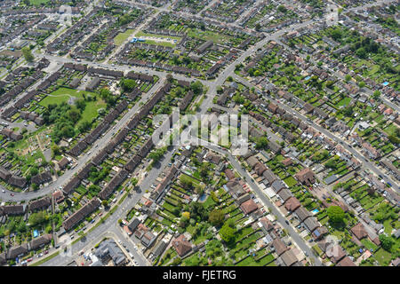 An aerial view of the Collier Row area of Romford, Greater London Stock ...