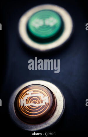 Check engine symbol on a motorcycle dashboard Stock Photo - Alamy