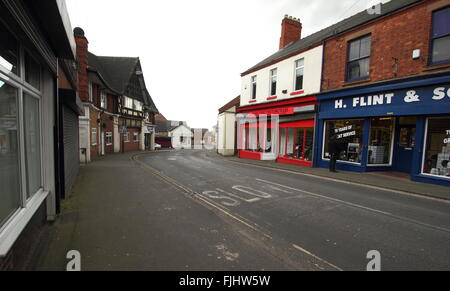 Main Street in Shirebrook, Derbyshire looking to Bolsover District ...