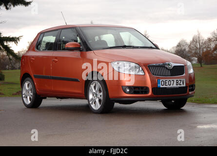 2007 Skoda Fabia 3 16V compact hatchback car Stock Photo - Alamy