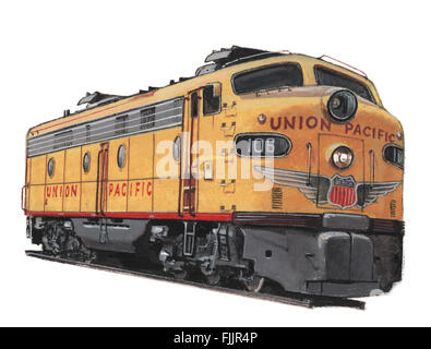 Union Pacific Railroad Stock Photo - Alamy