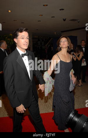 Stephen Colbert and his wife Evelyn McGee-Colbert attending the ...