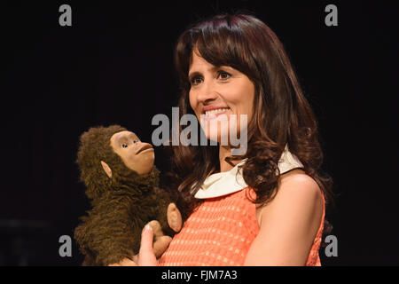 Nina Conti: In Your Face - Photocall Featuring: Nina Conti Where Stock ...