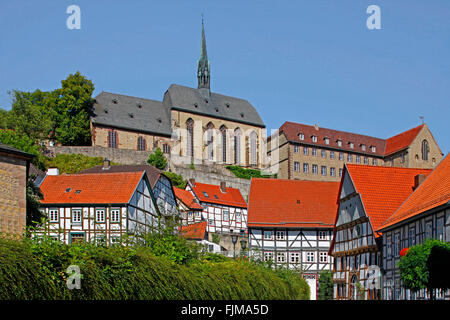 City views of Höxter, Germany with half-timbered houses - masterpieces ...