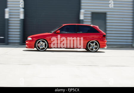 Modified 1992 Vauxhall Opel Astra tuner car Stock Photo - Alamy