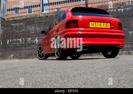 Modified 1992 Vauxhall Opel Astra tuner car Stock Photo - Alamy