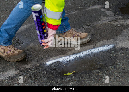 Accident in Tarleton, Lancashire. UK Weather. Lancashire Police attend ...