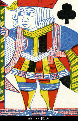 Knave of clubs playing card Stock Photo - Alamy