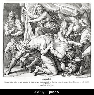 'The Philistines took him, and put out his eyes', mid 19th century ...