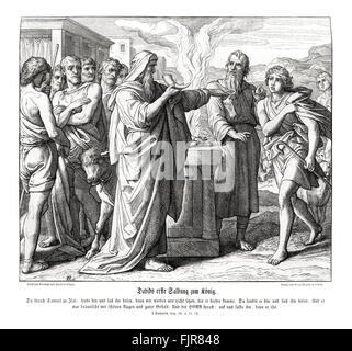Bible - David Annointed Stock Photo - Alamy