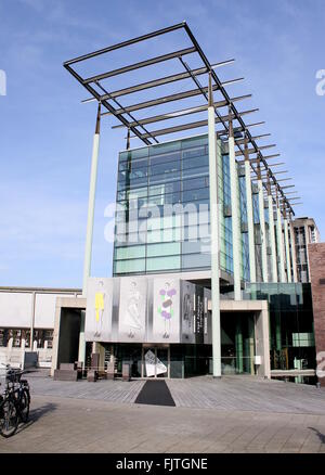 Entrance to Het Nieuwe Instituut Museum HNI in Rotterdam, Holland Stock ...