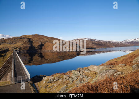 Loch Lednock Reservoir near Comrie, Perthshire, Scotland Stock Photo ...