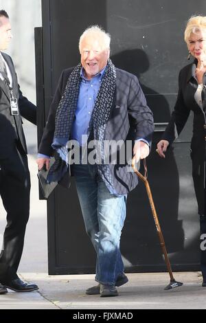 Richard Dreyfuss seen arriving at the ABC studios for Jimmy Kimmel Live ...