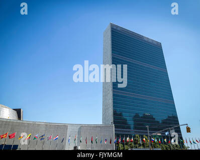 Image of the United Nations Secretariat Building Stock Photo - Alamy